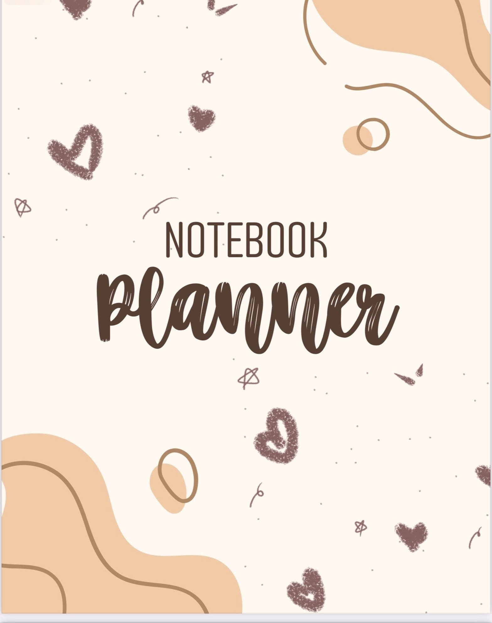 Digital Printable Notebook Planner - Etsy