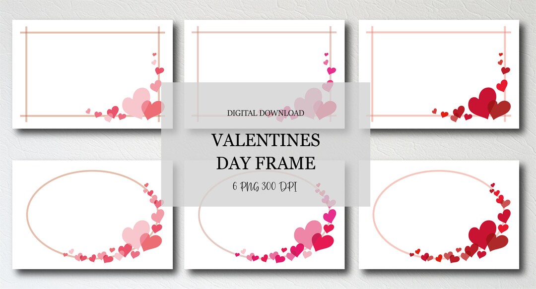 Watercolor Red Hearts Clipart Valentines Day Seamless Border Heart ...