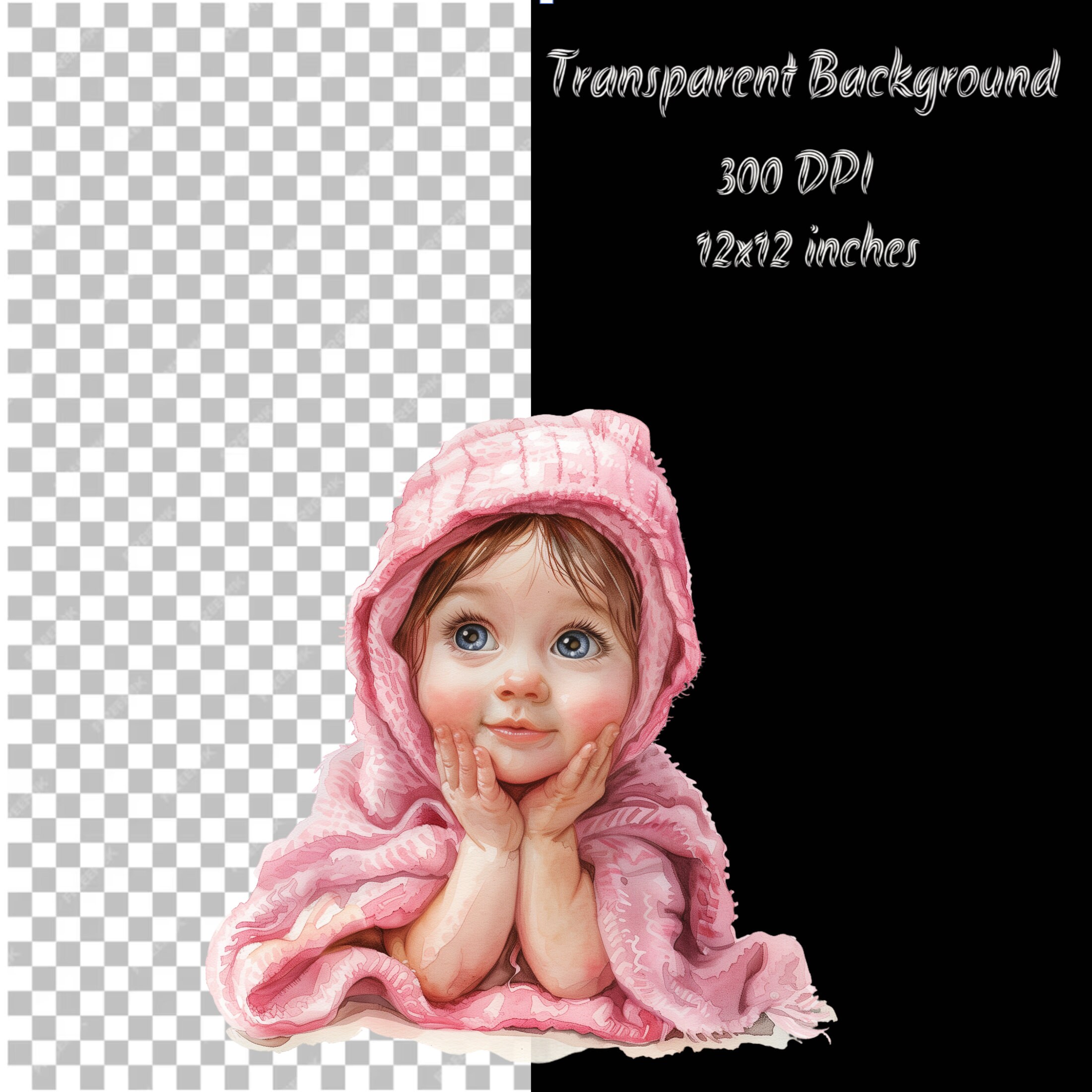 6 Cute Baby Girls Clipart, Cute Baby Girls PNG, Baby Girls Printable ...