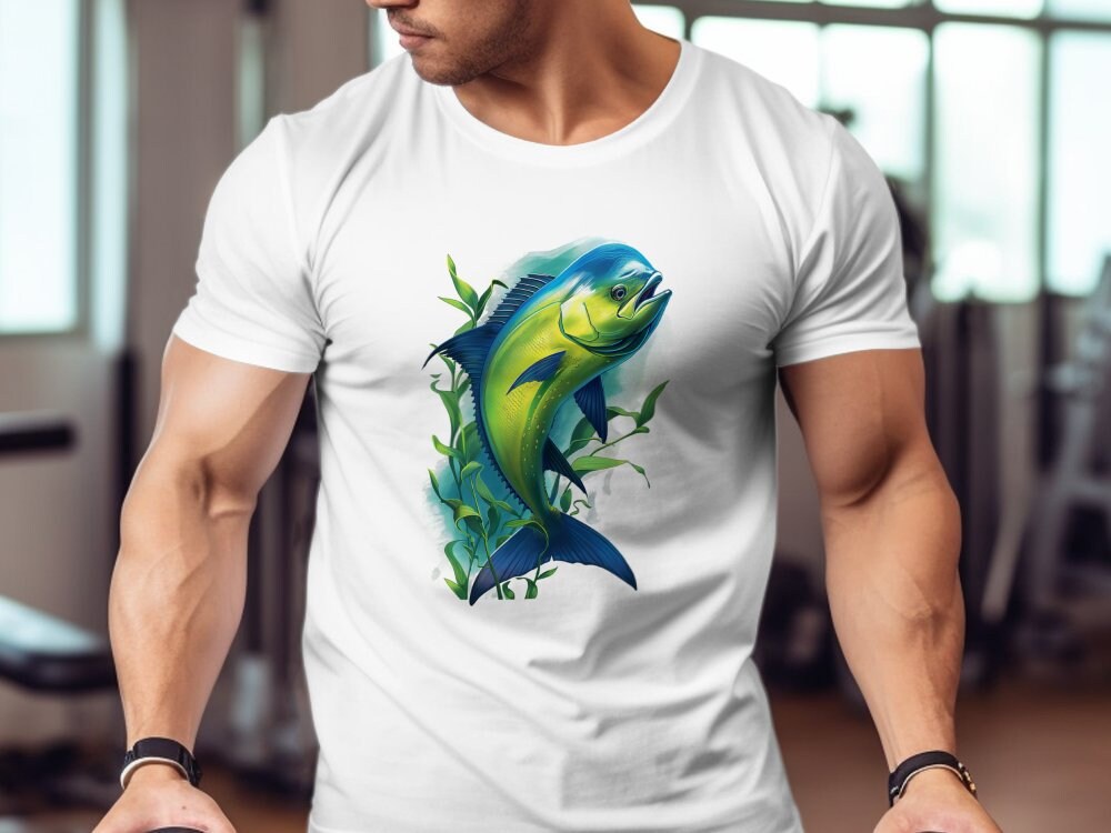 6 Mahi Mahi Fish Clipart, Mahi Mahi Clipart PNG, Fishing, Digital ...