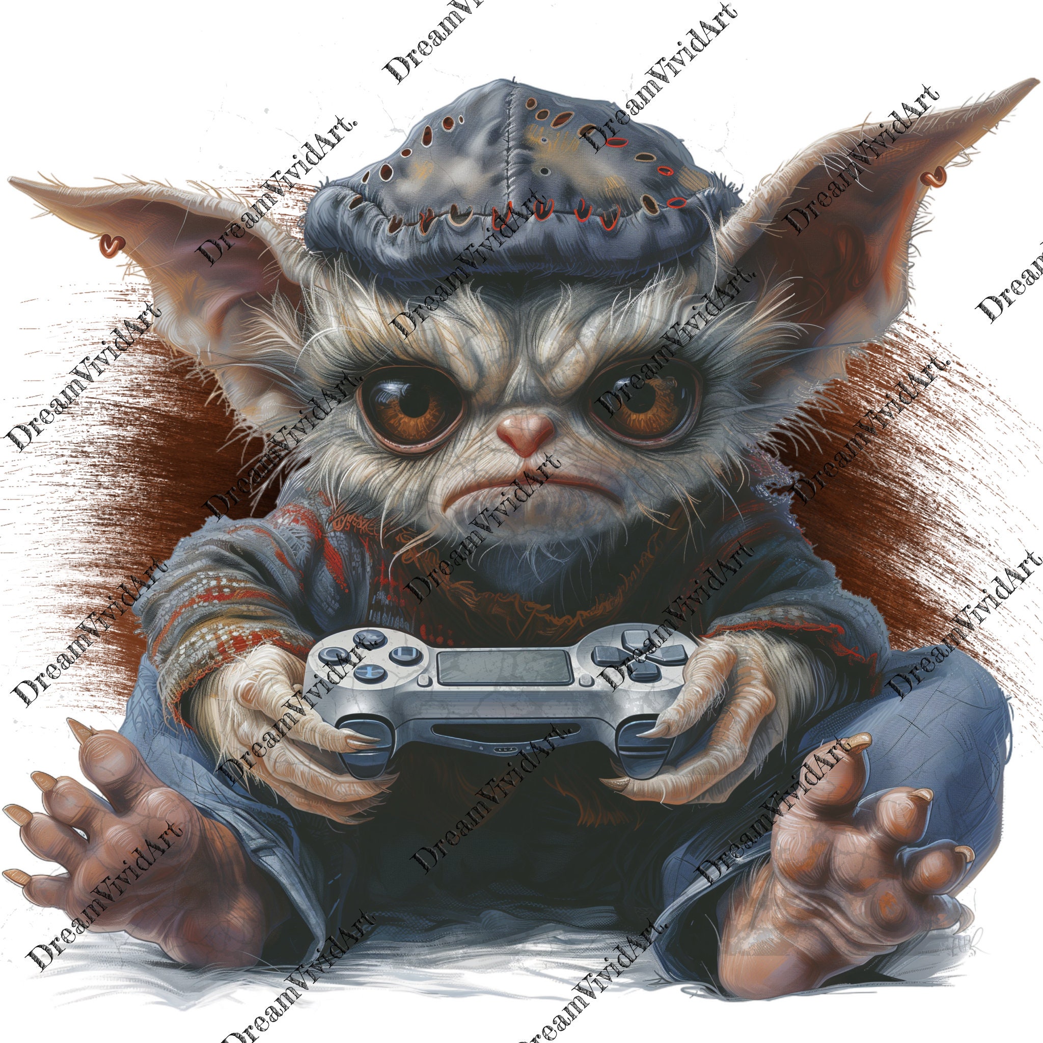 6 Gremlins Gamers, Mugwai Clipart, Gremlin Png, Gizmo Print Cut Cricut ...
