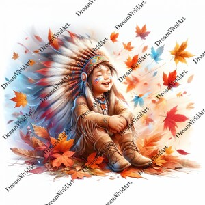 6 Native American Boy Clipart, Autumn Clipart, Indian Boy Clip Art ...