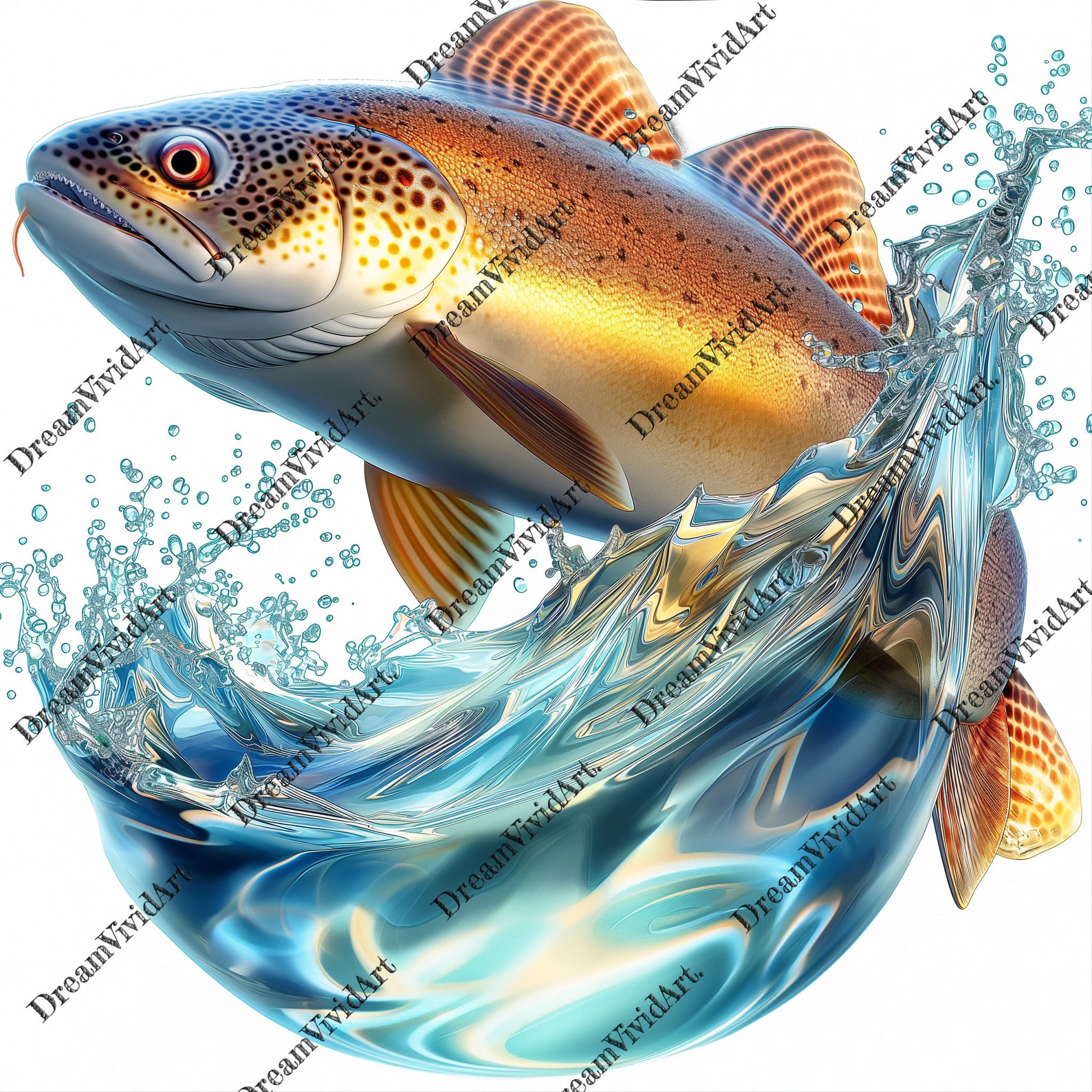 6 Cod Fish Clipart, Cod Fish Clipart PNG, Fishing, Digital Graphic ...