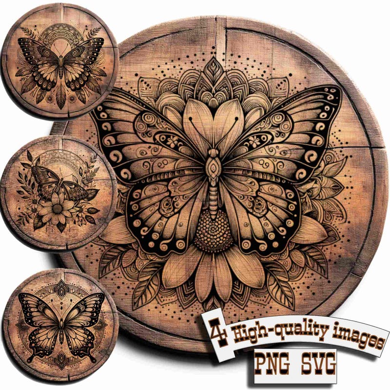 Butterfly Engraving - Etsy