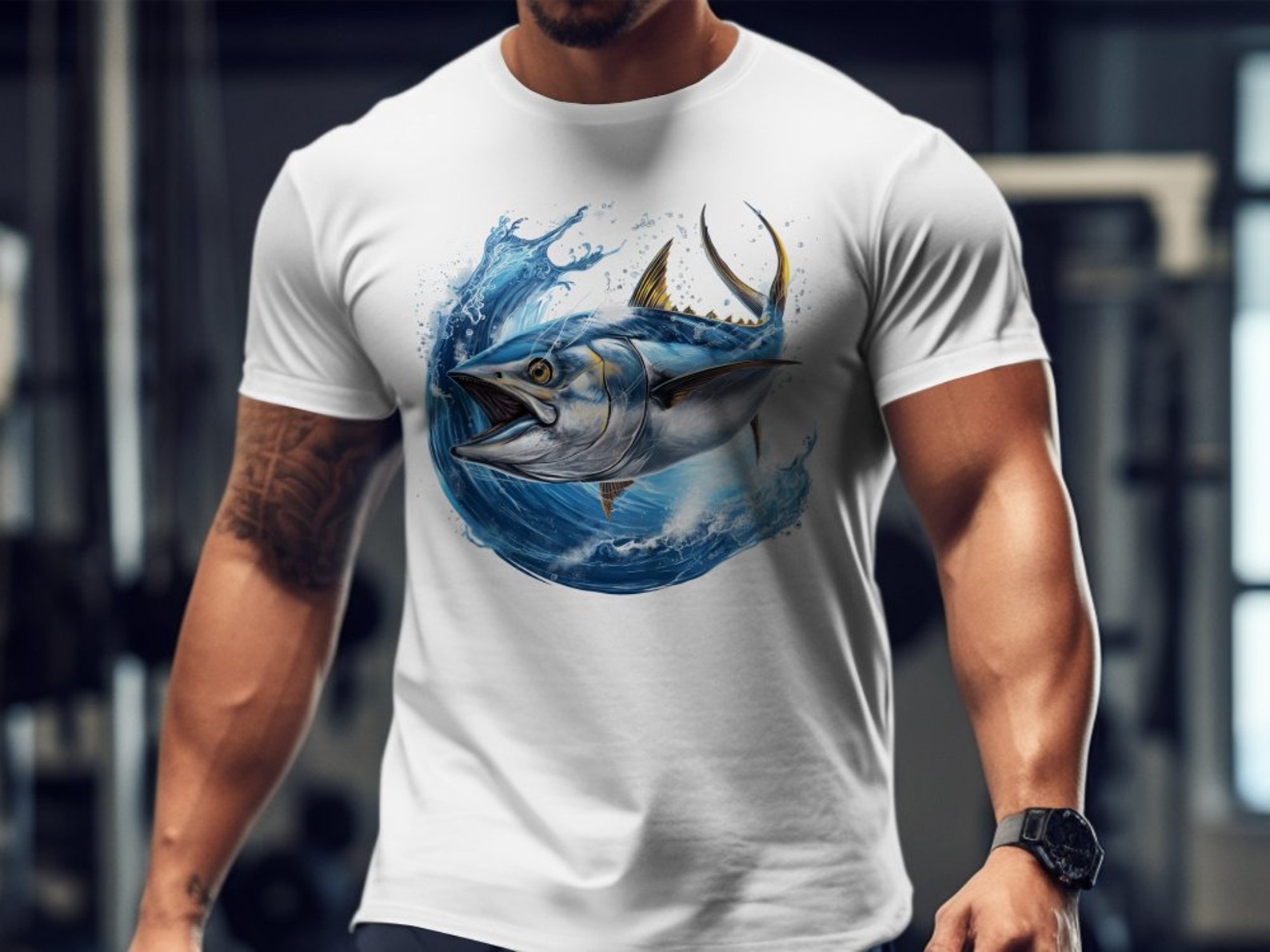 6 Tuna Fish Clipart, Tuna Clipart PNG, Fishing, Digital Graphic ...