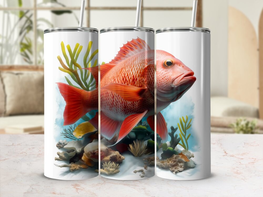 6 Red Snapper Clipart PNG: Fishing Digital Graphics for Instant Download, Printables ...