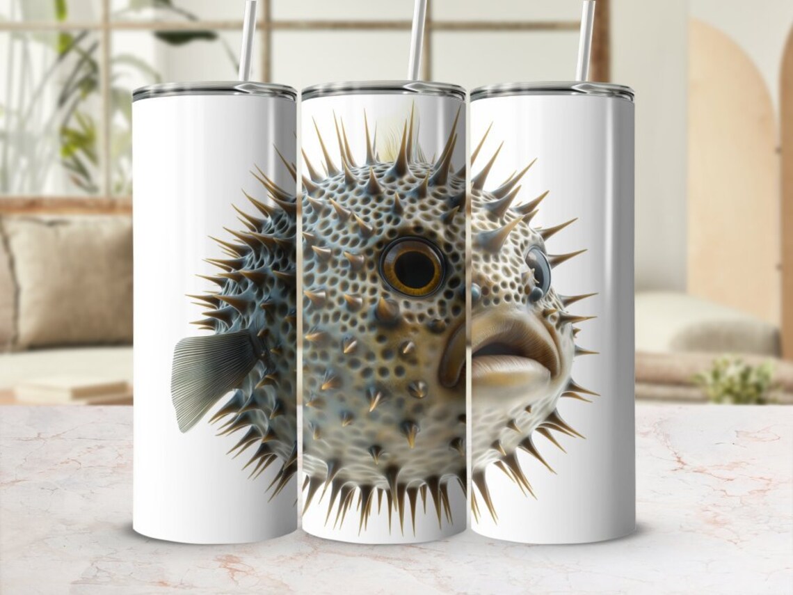 6 Pufferfish Clipart, Fancy Fish PNG, Digital Graphic, Instant Download ...