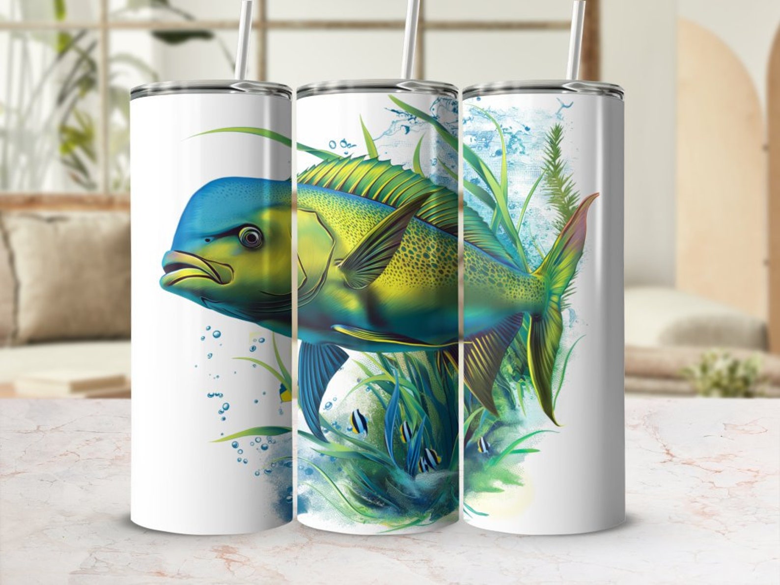 6 Mahi Mahi Fish Clipart, Mahi Mahi Clipart PNG, Fishing, Digital ...