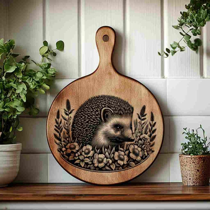 Bundle 4 Hedgehog Vector for Design on Wood, T-shirts, Slate, Canvas ...