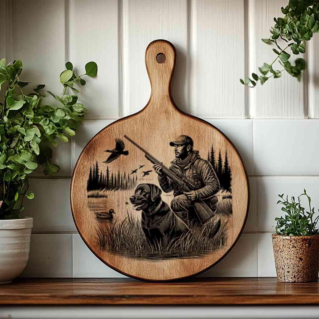 Bundle 4 Hunter With Dog, Vector for Design on Wood, T-shirts, Slate ...