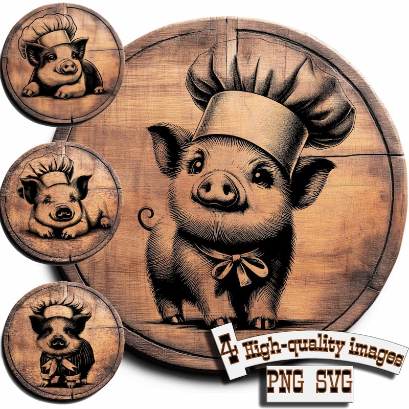 Pig Cutting Board - Etsy