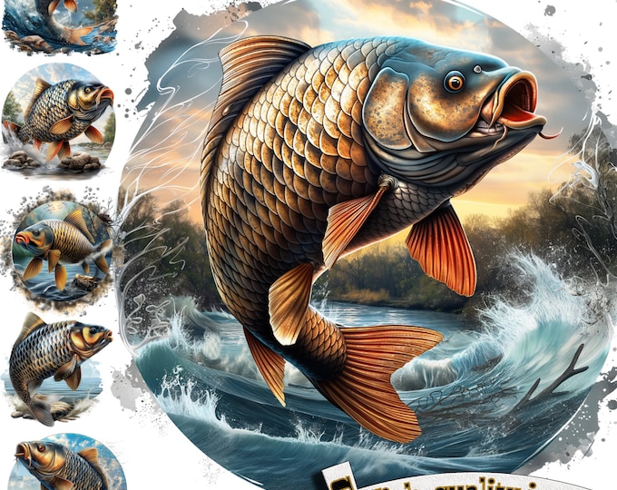Holy Carp Clipart, Instant Download, Sublimation Graphics, PNG - Etsy ...