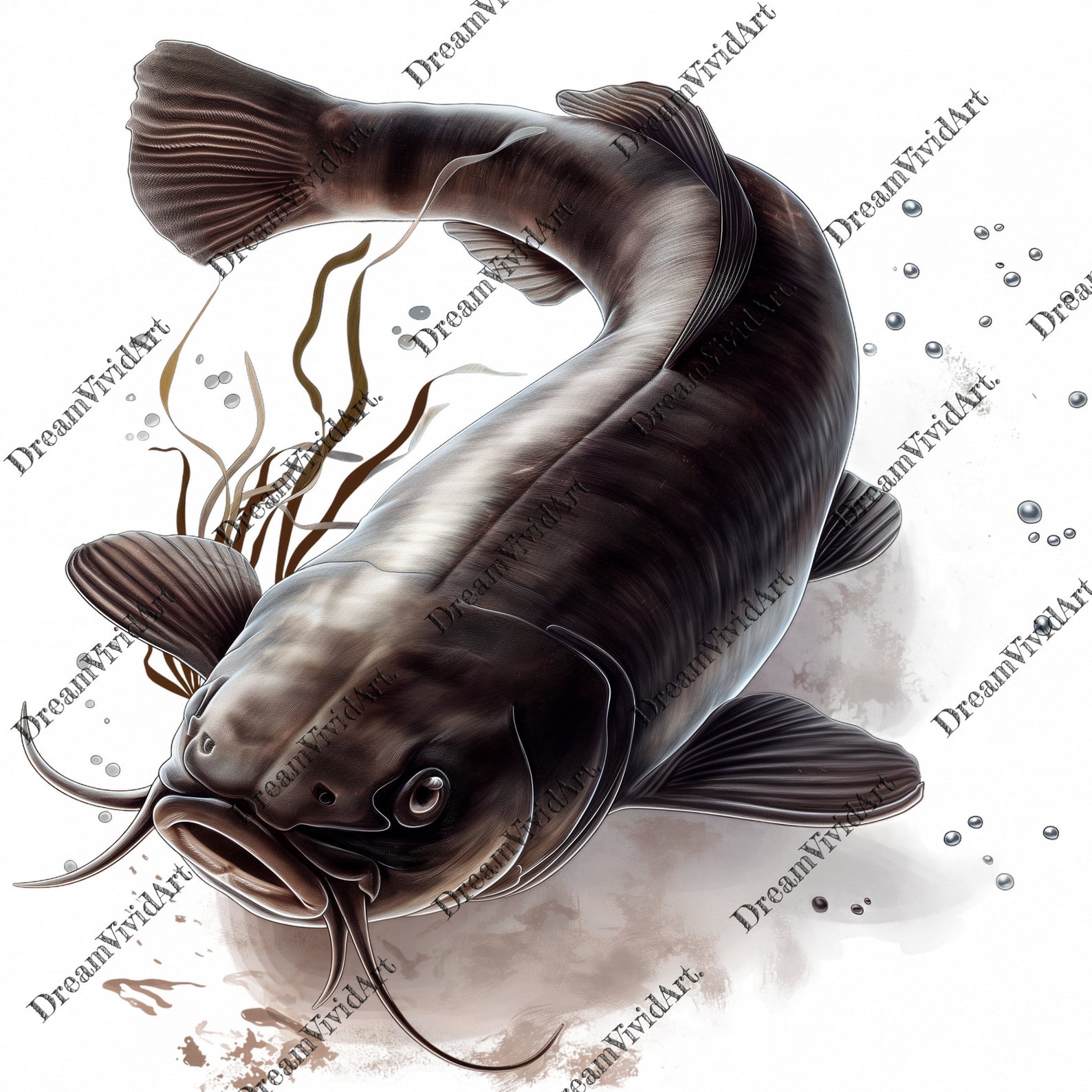 6 Catfish Clipart, Catfish Clipart PNG, Fishing, Digital Graphic ...