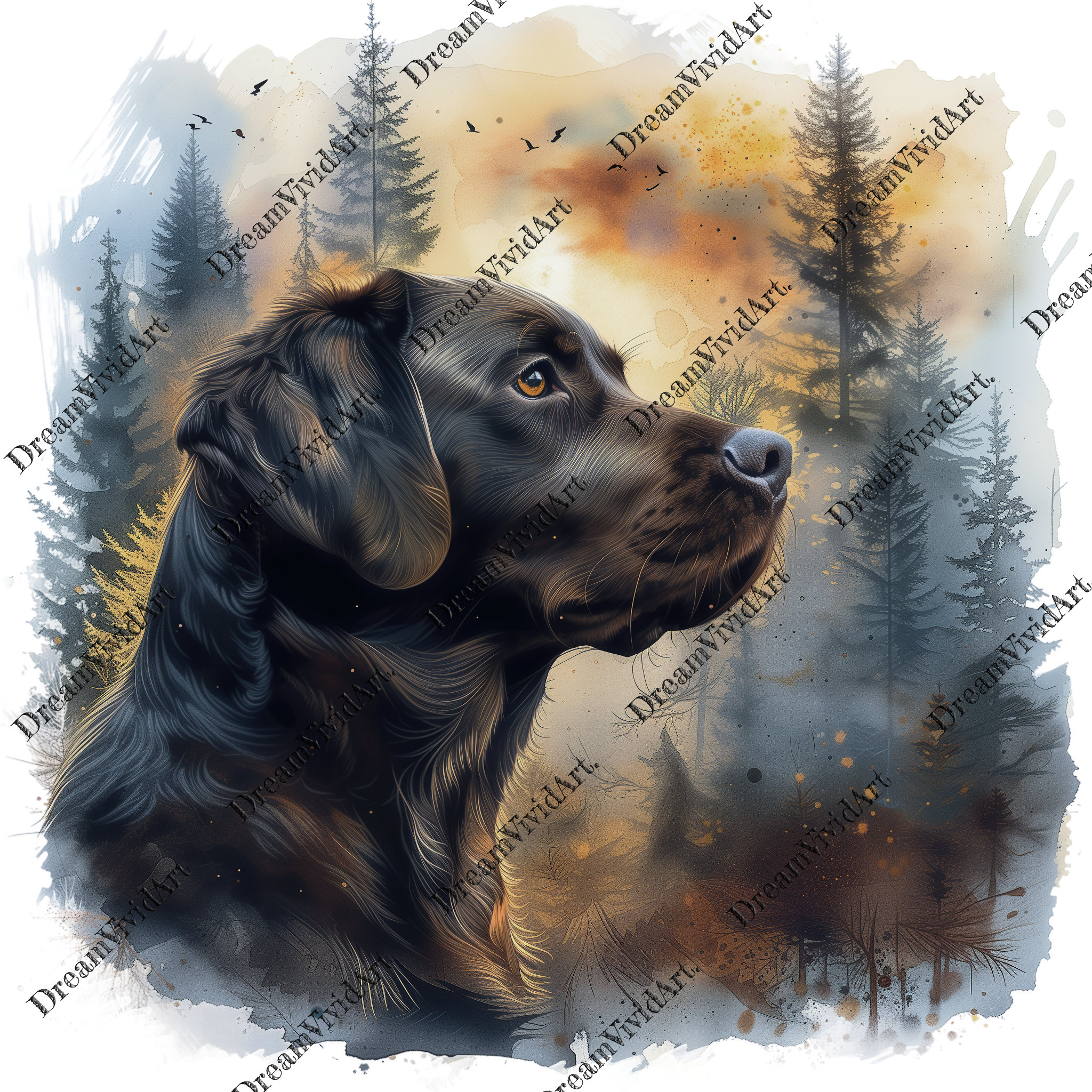 6 Labrador Hunting Dog, Hunting Dog Clipart PNG, Labrador Clip Art ...