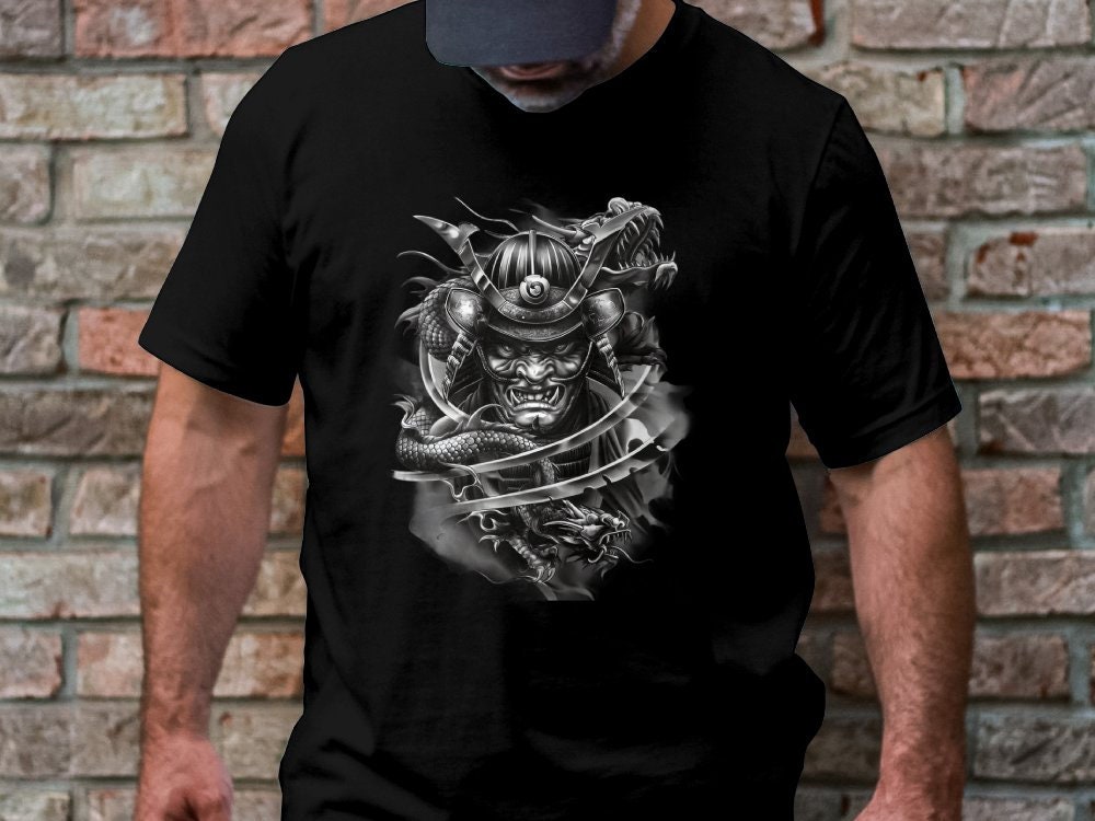 Samurai Tattoo Design, Digital Clipart, Samurai Clip Art, Tattoo ...