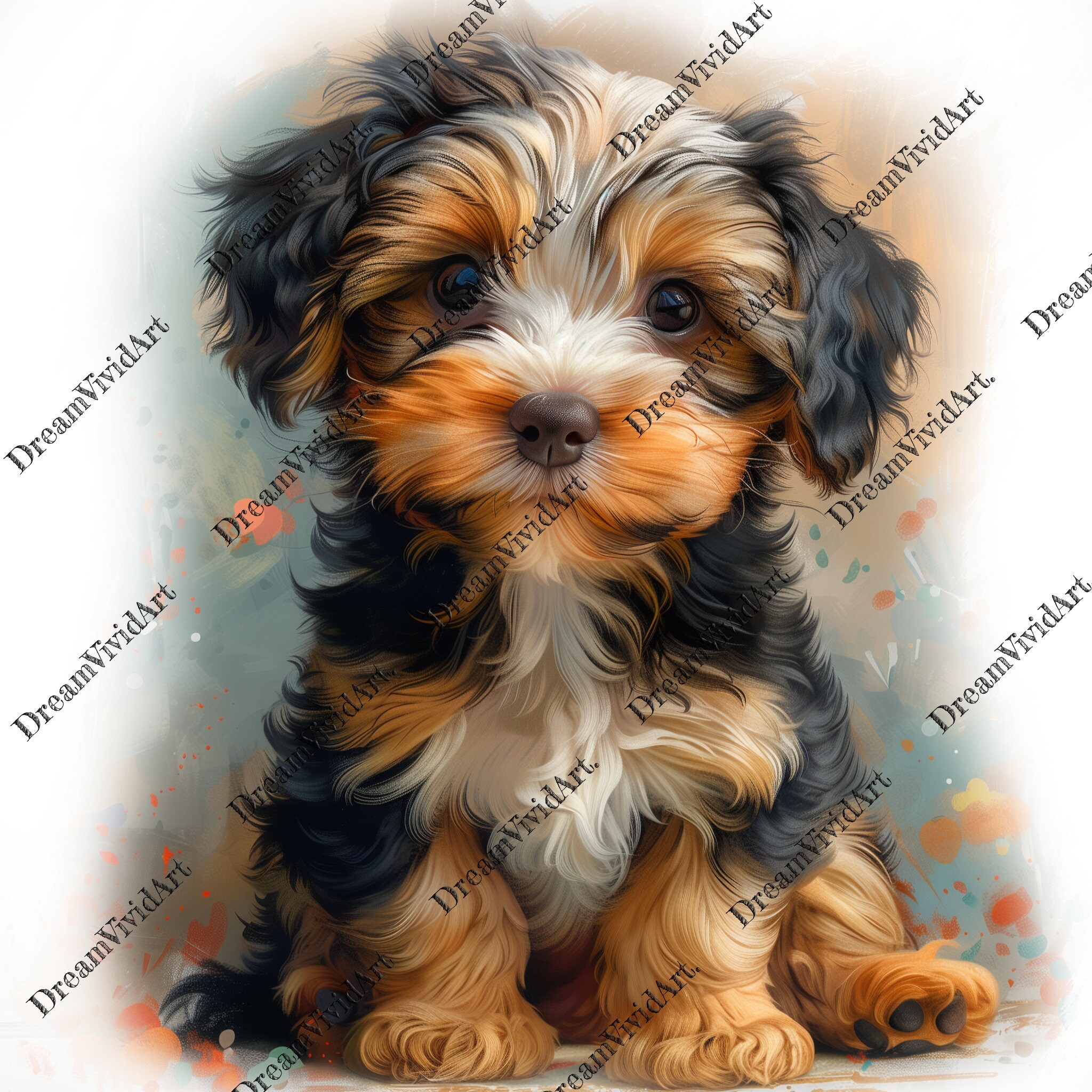 6 Puppies Dog, Puppies Clipart PNG, Digital Graphic, Instant Download ...