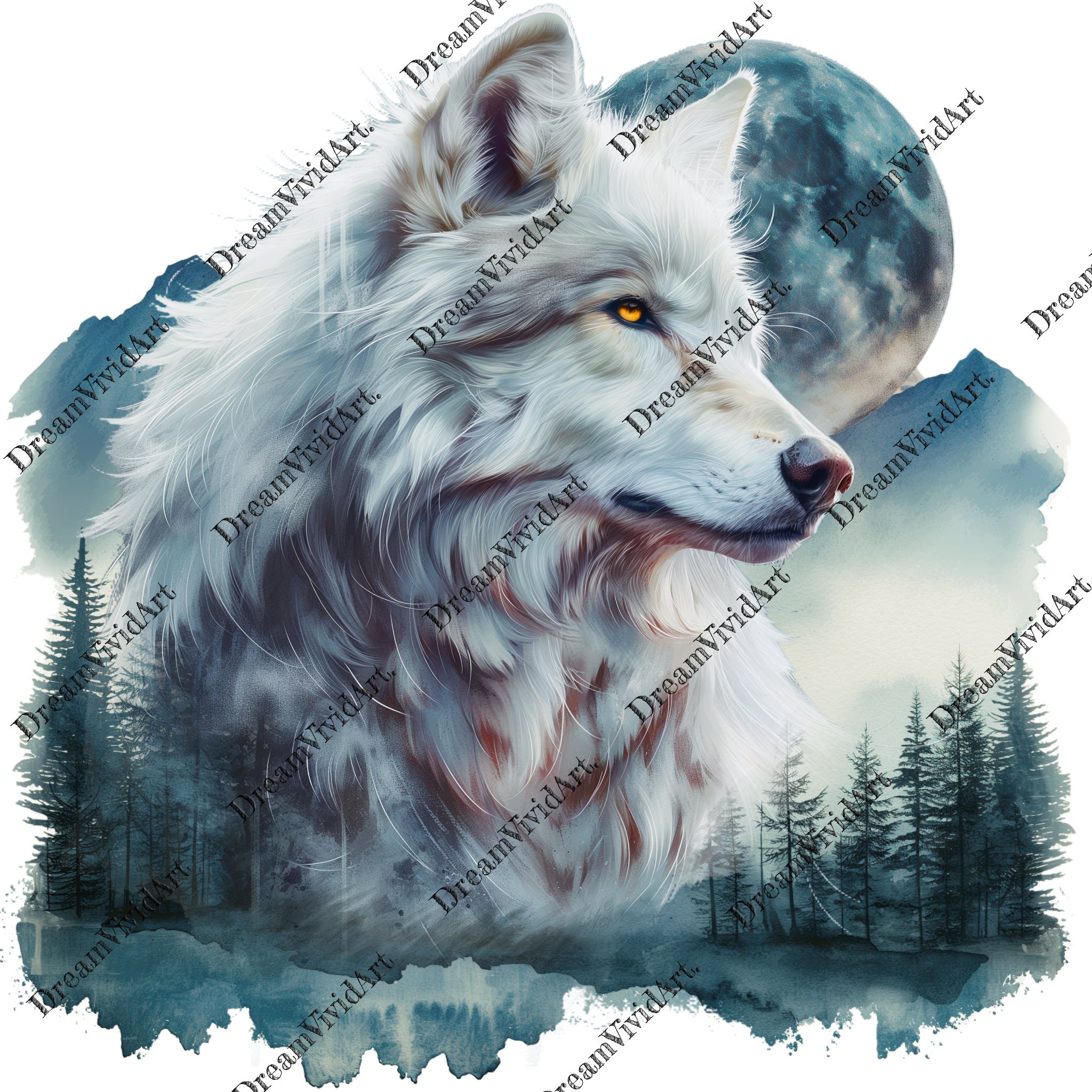 6 Wolves, Wolves Clipart PNG, Digital Graphic, Instant Download ...