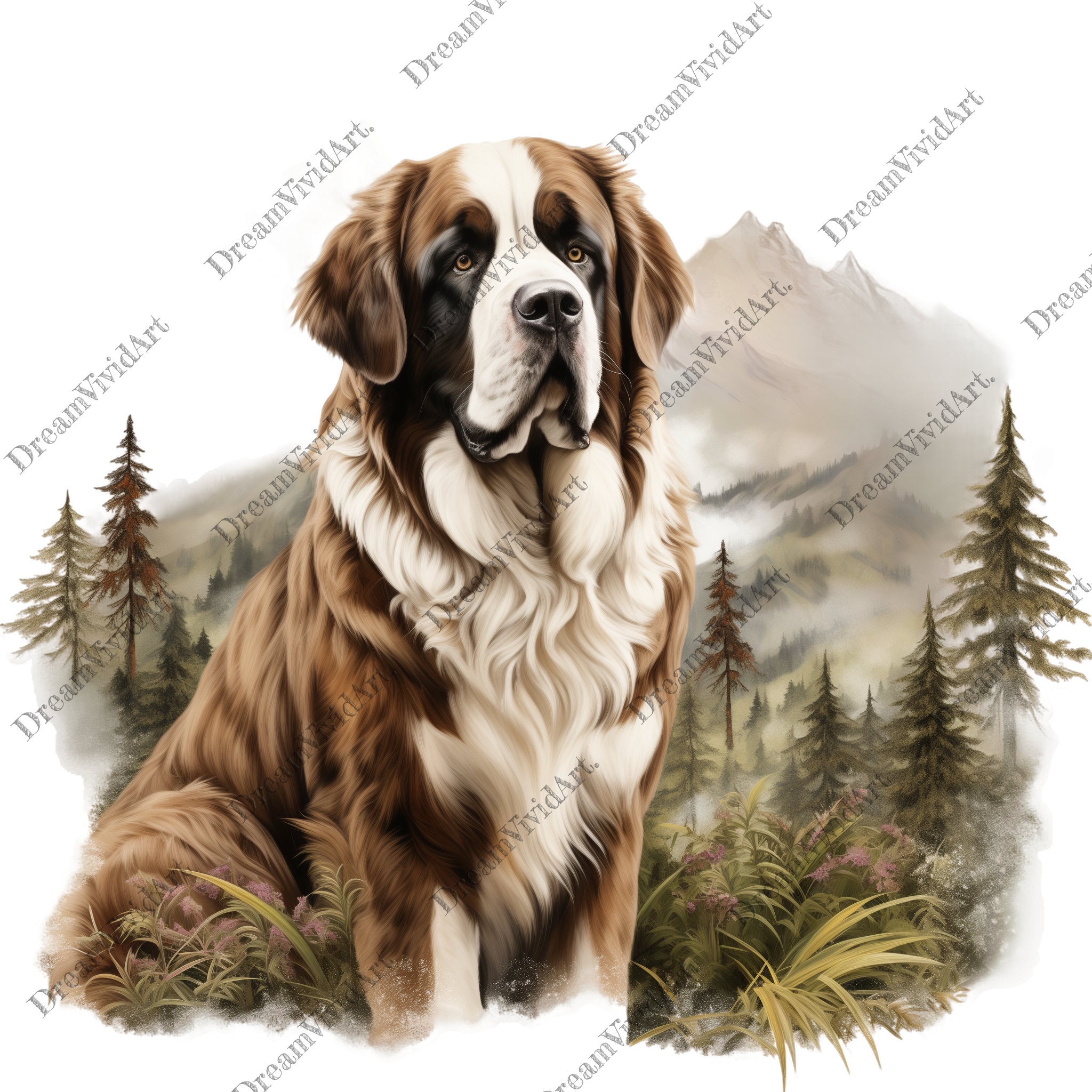 6 St. Bernard Dog, St. Bernard Clipart PNG, St. Bernard Clip Art, Saint ...