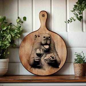 Bundle 4 Capybara Wine and Cheese, Vector for Design on Wood, T-shirts ...