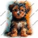 6 Puppies Dog, Puppies Clipart PNG, Digital Graphic, Instant Download ...