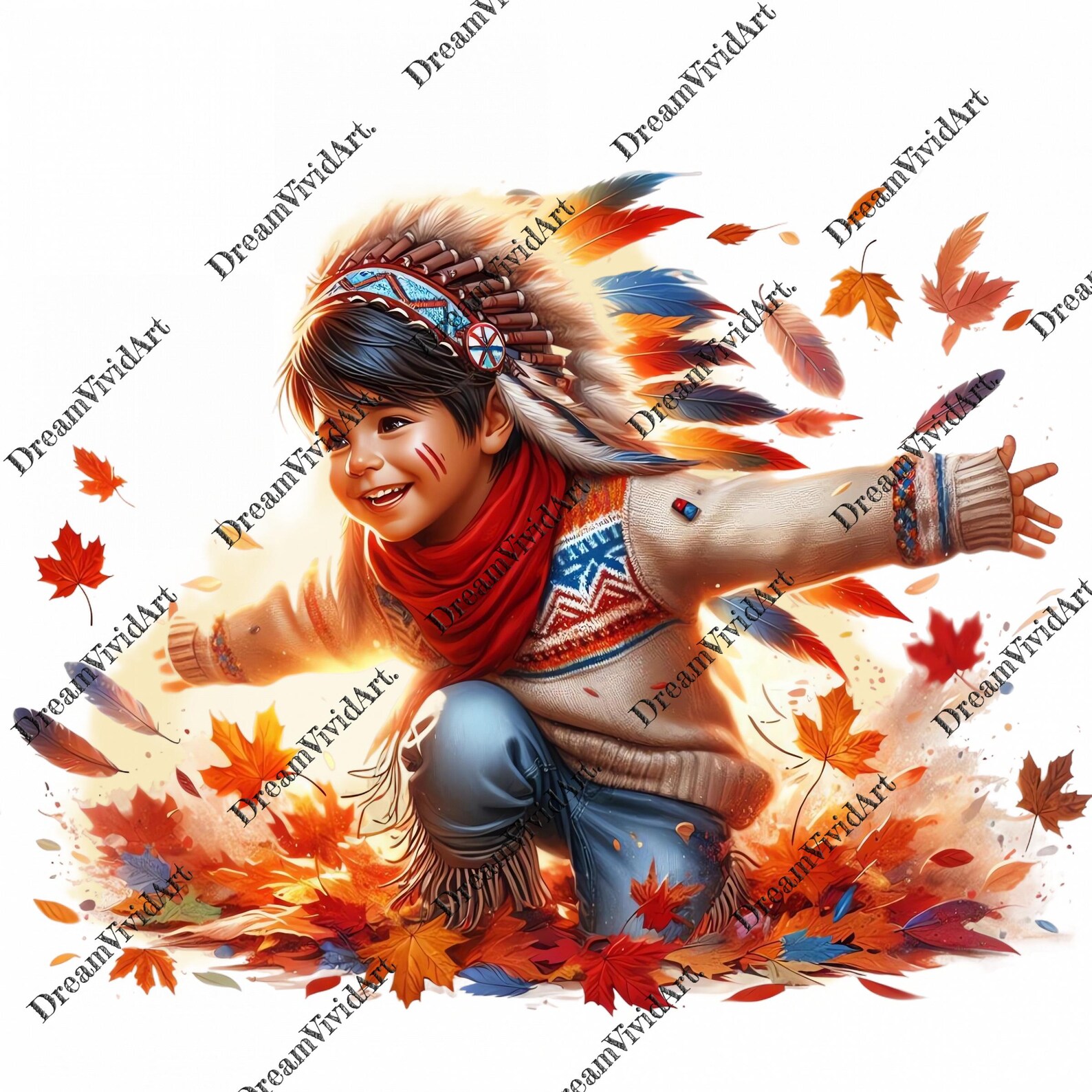 6 Native American Boy Clipart, Autumn Clipart, Indian Boy Clip Art ...