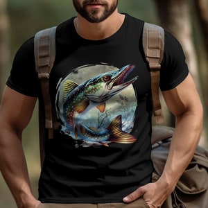 6 Pike Fish Clipart, Pike Clipart PNG, Fishing, Digital Graphic ...