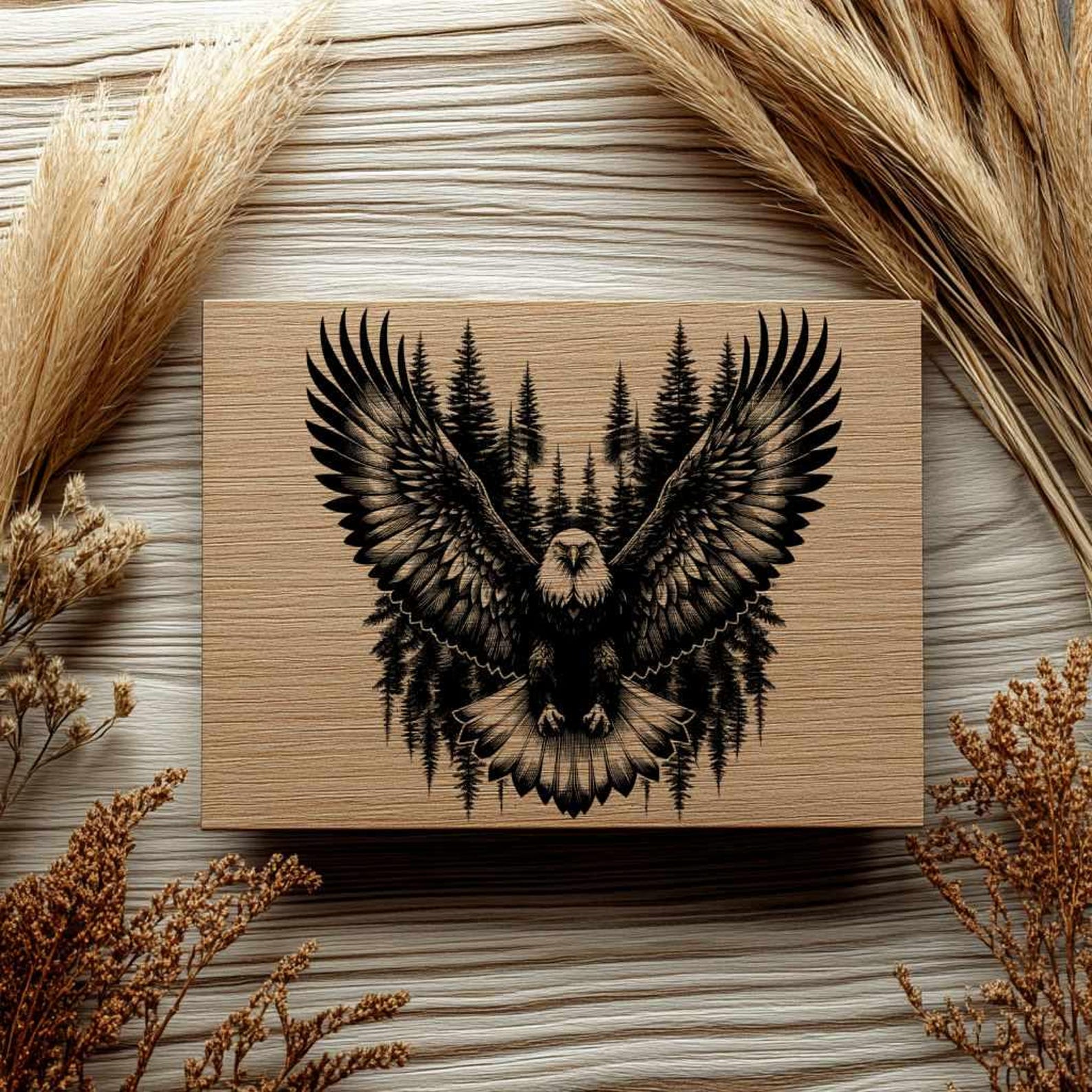 Bundle 4 Eagles, Eagle Vector for Design on Wood, T-shirts, Slate ...