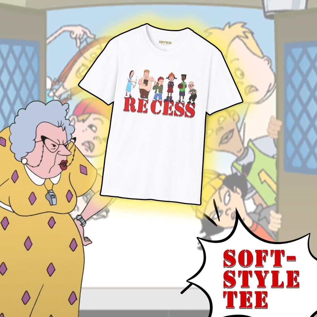 Recess TV Show T-shirt: Funny 90s Cartoon Graphic Tee - Etsy