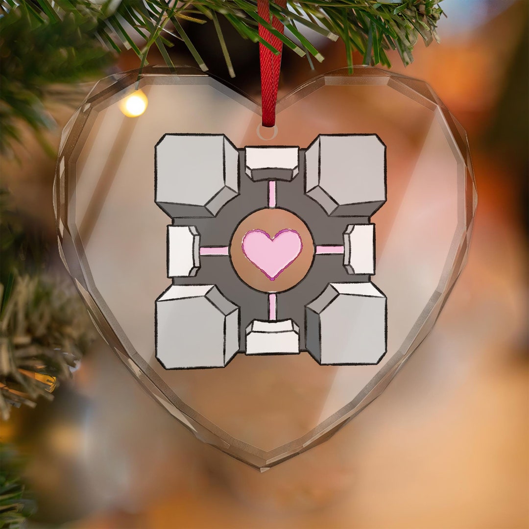 Glass Ornament, Aperture Laboratories Themed Portal 2 Christmas Decor ...