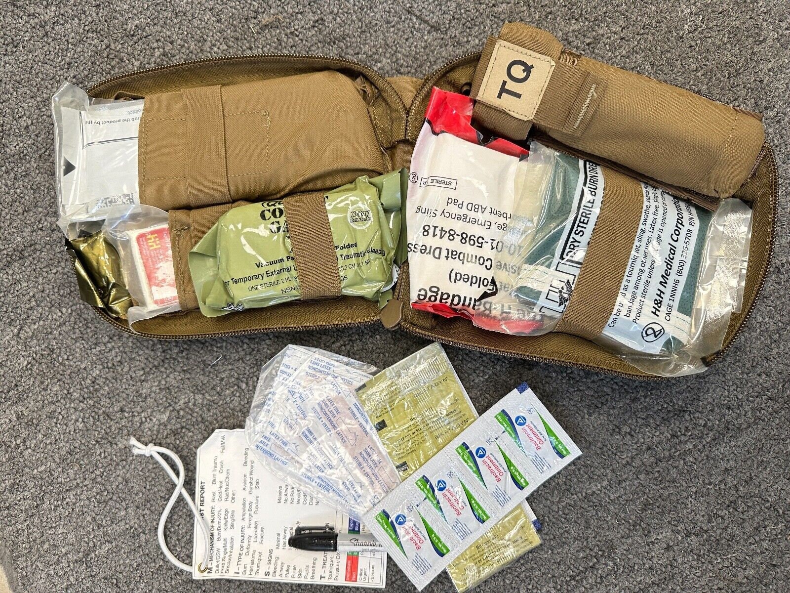 USMC Ifak First Aid Kit Complete W/tourniquet - Etsy