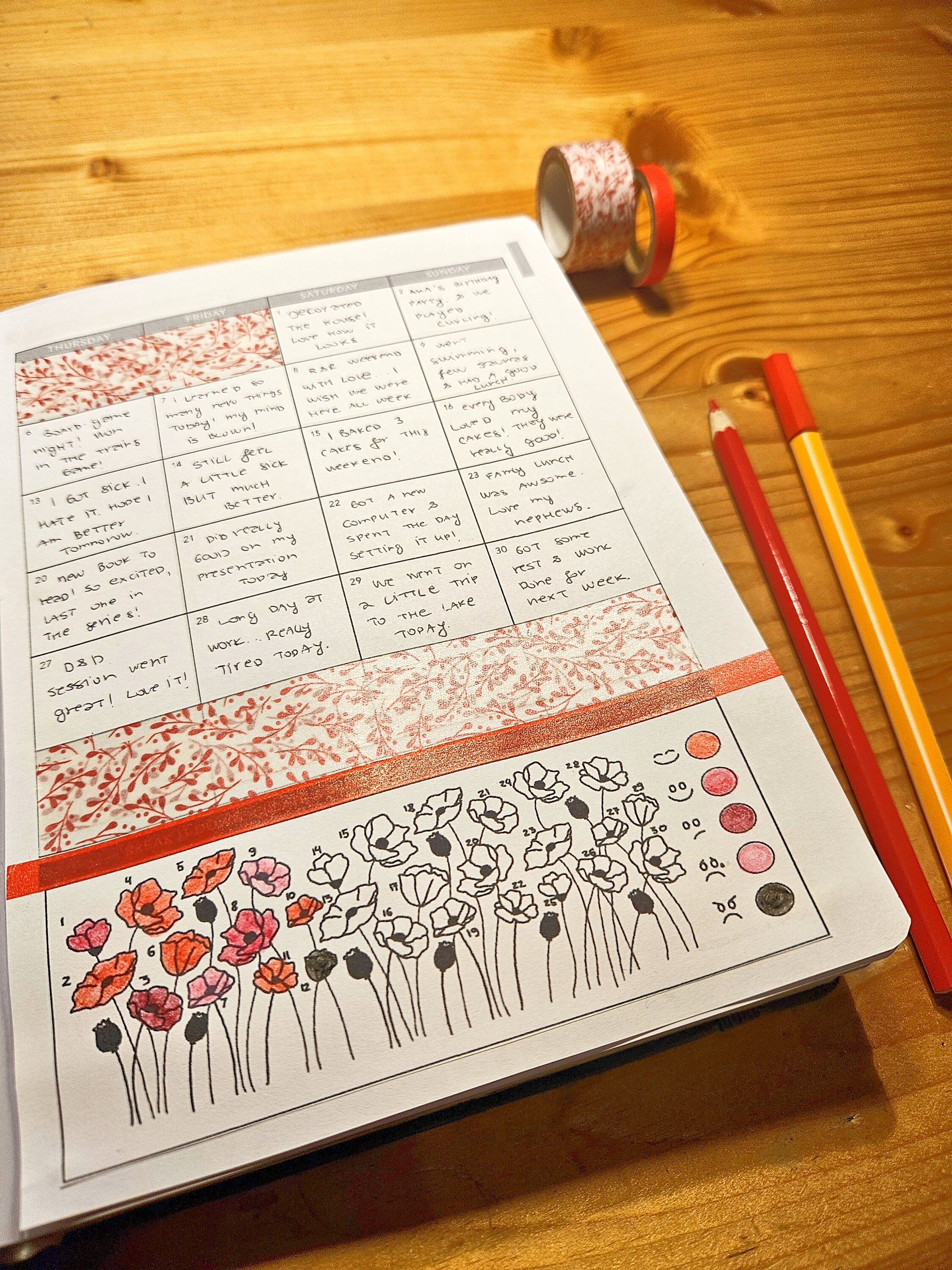 Mood Tracker JUNE 2024 - Etsy