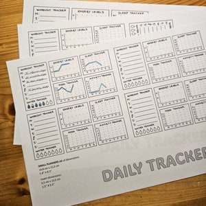 Daily Tracker - Etsy