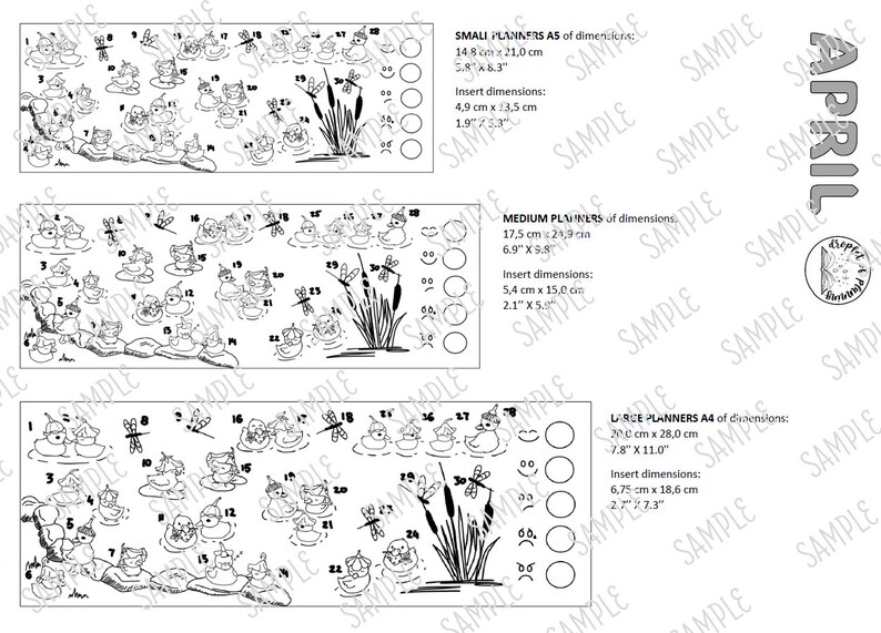 Mood Tracker APRIL 2024 - Etsy