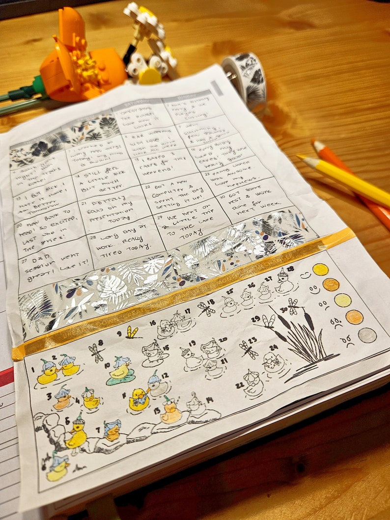 Mood Tracker APRIL 2024 - Etsy