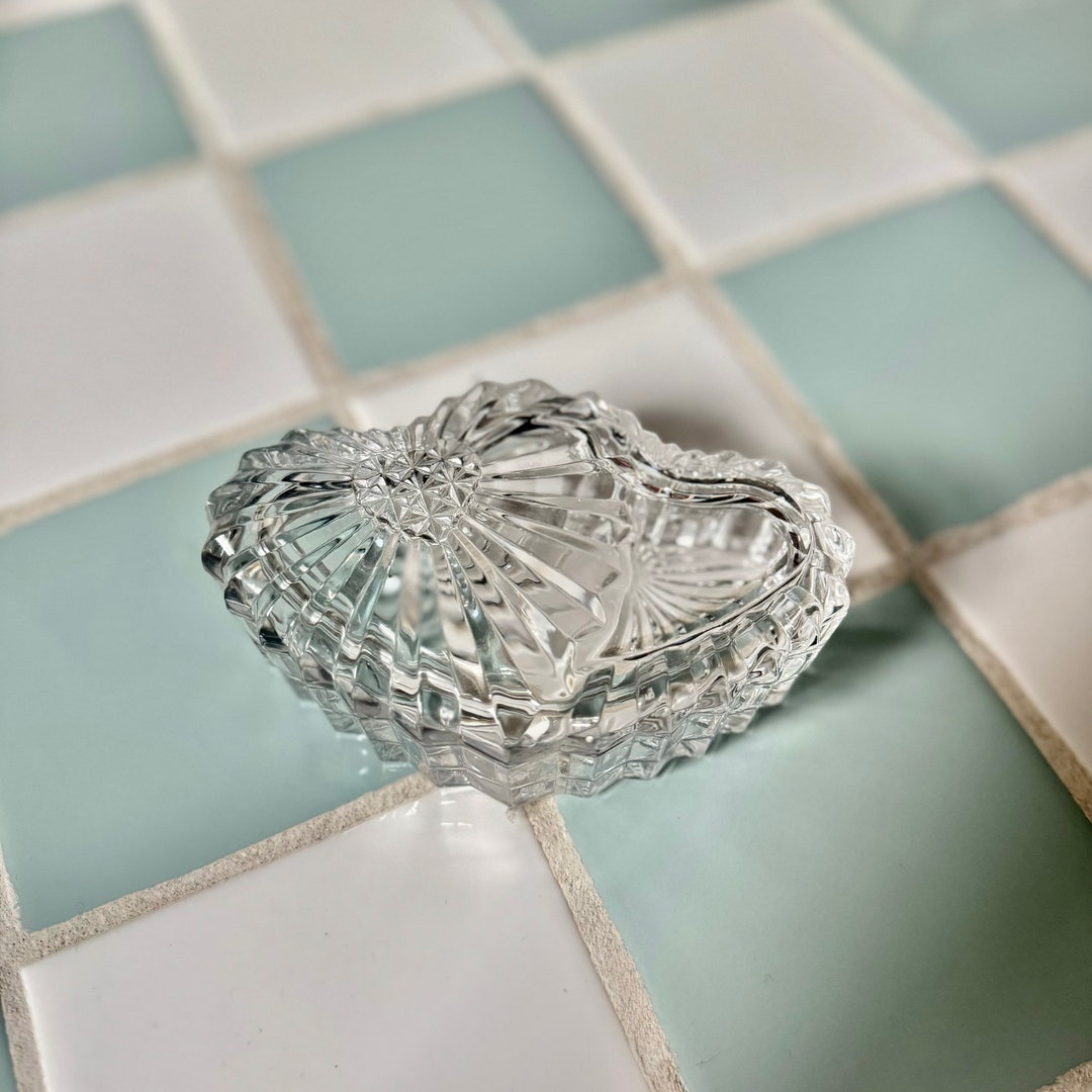 Crystal Heart Trinket Box - Etsy