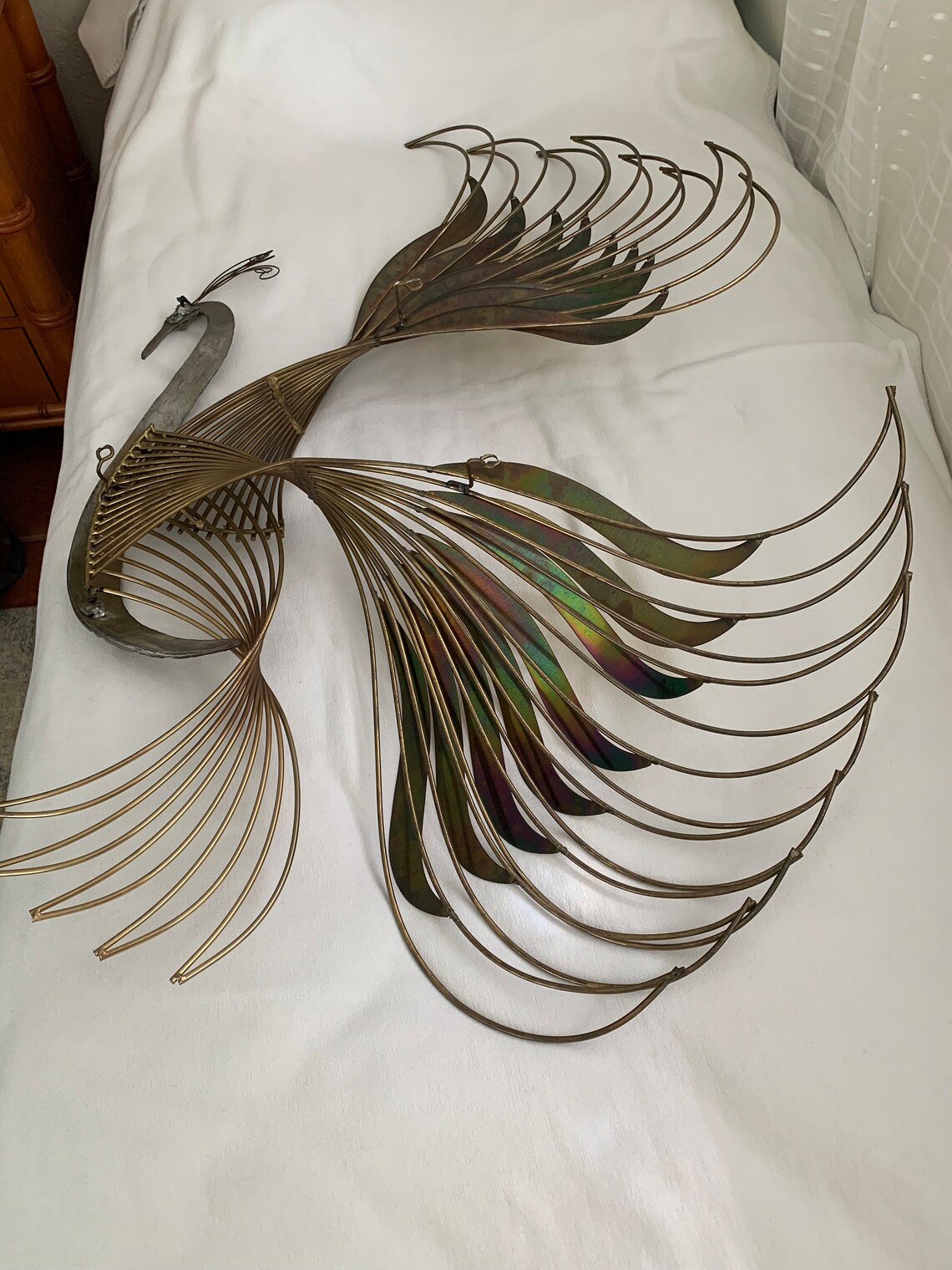 Peacock Hanging Sculpture - Etsy