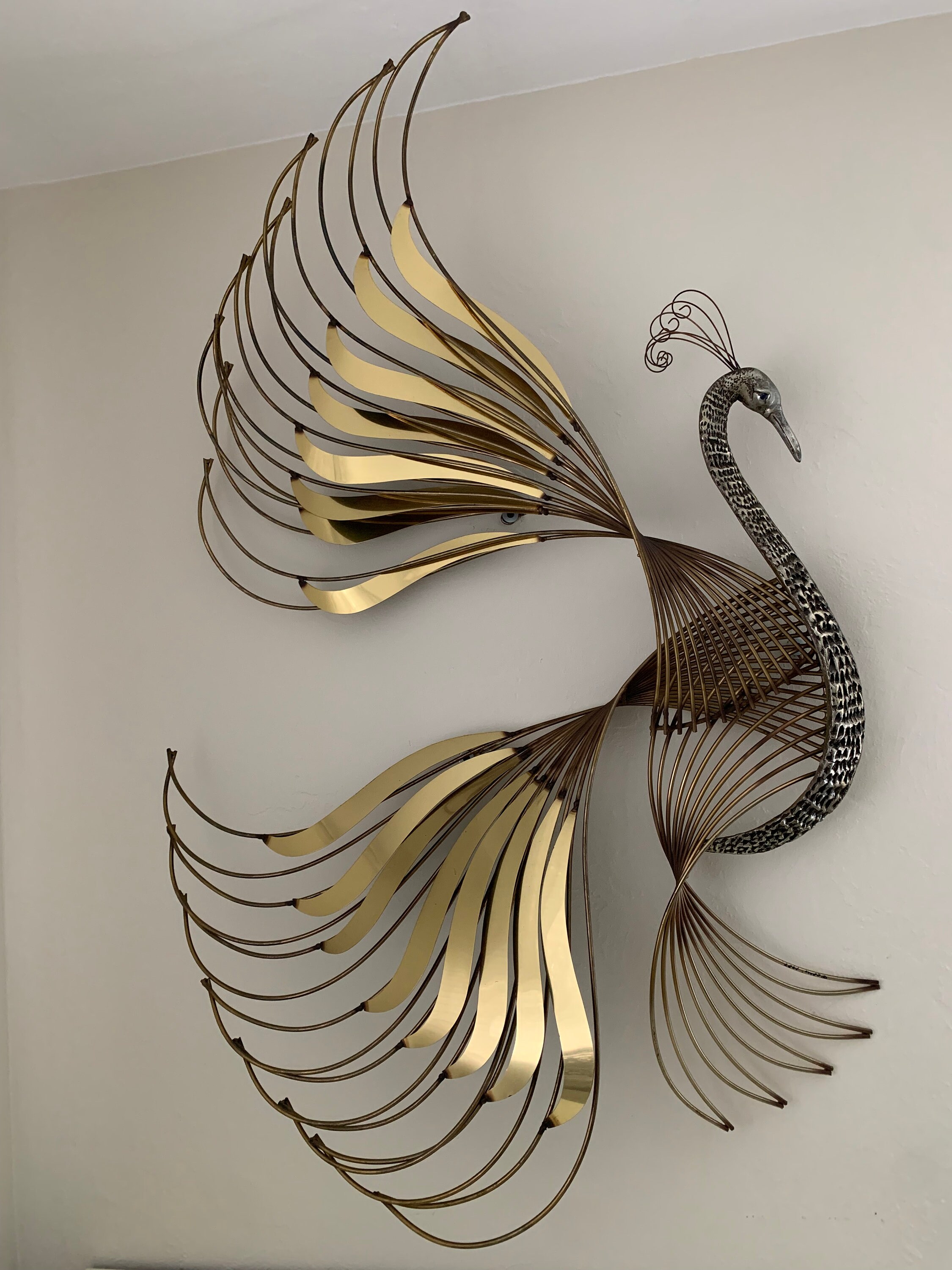 Peacock Hanging Sculpture - Etsy