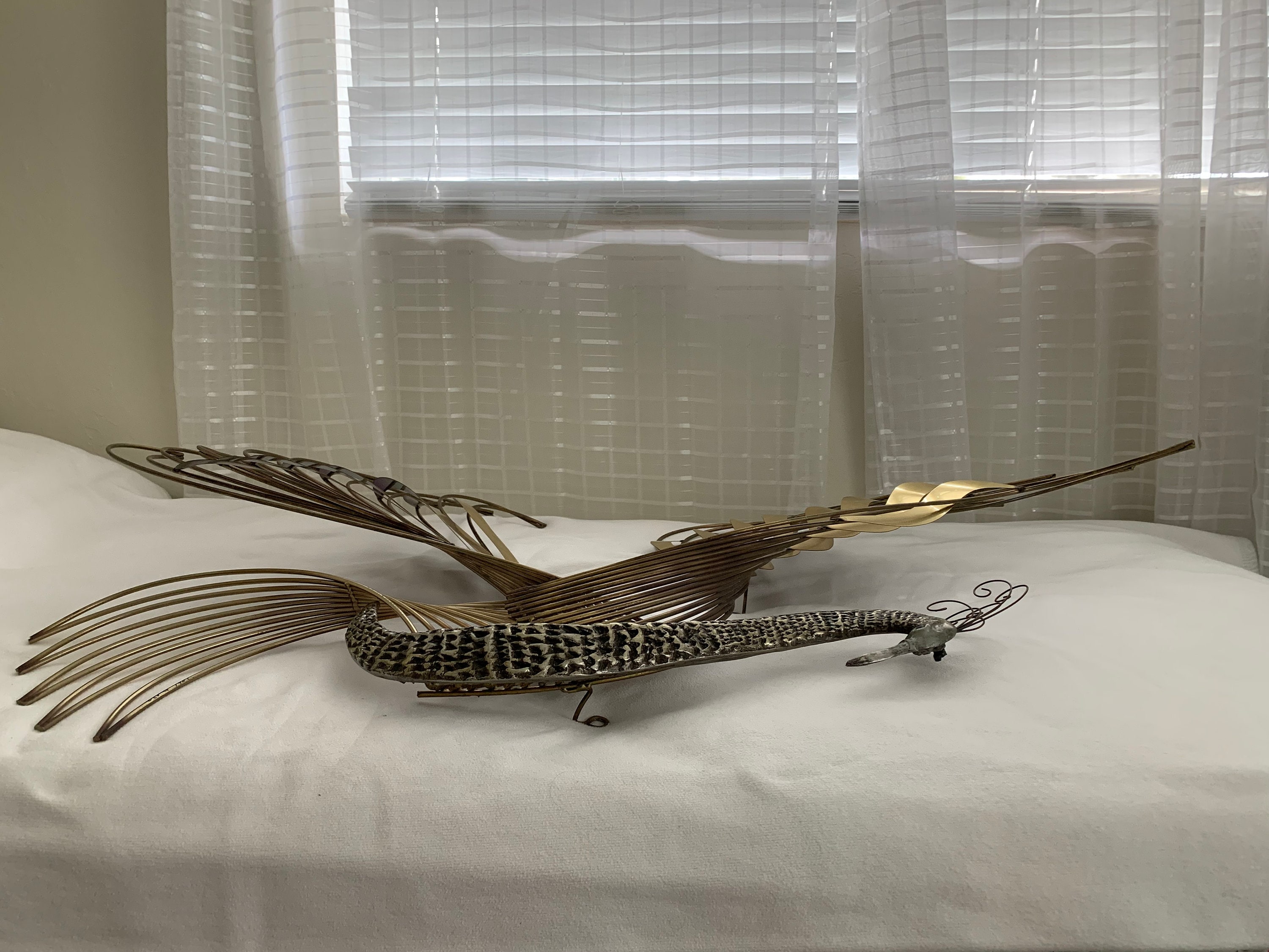 Peacock Hanging Sculpture - Etsy