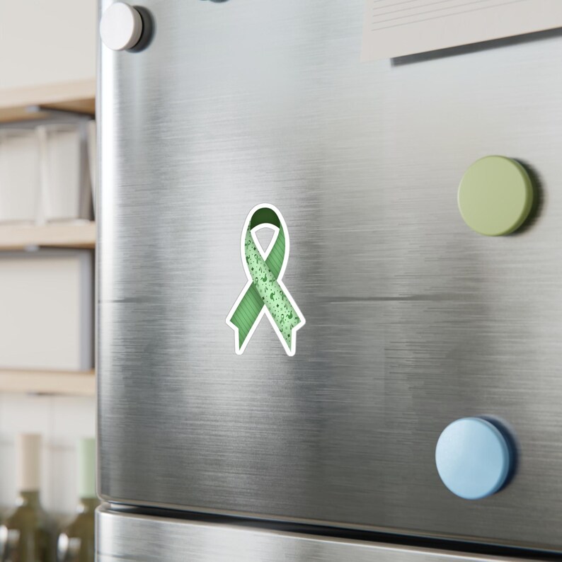 Gastroparesis Awareness Ribbon Kiss-cut Vinyl Decals, Gastroparesis Car ...