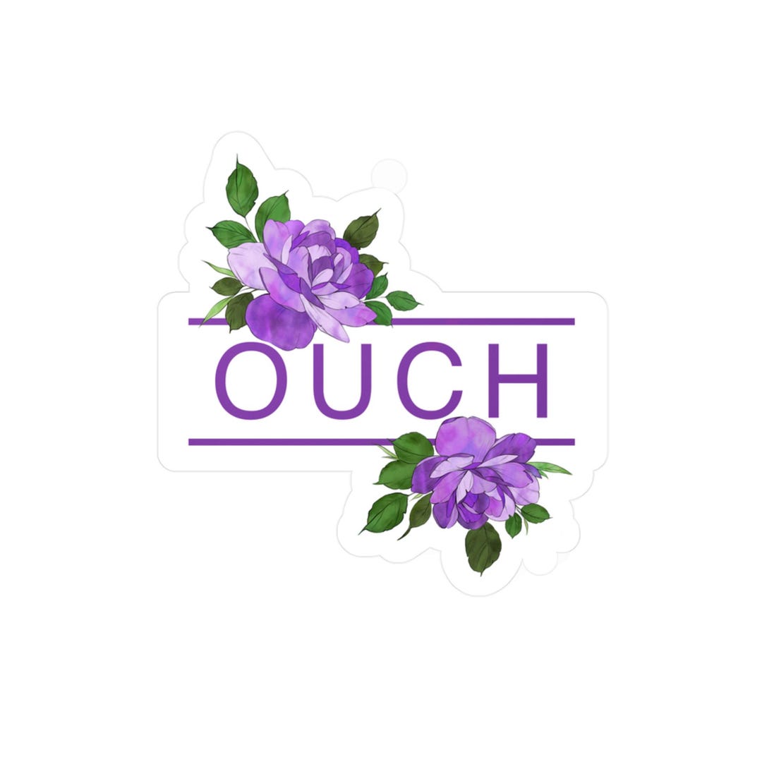 Ouch Kiss-cut Vinyl Decals, Migraine Car Decal, Chronic Pain Sticker - Etsy