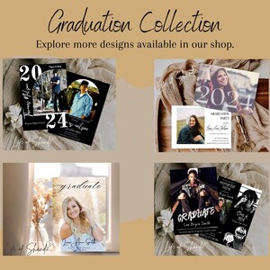 Masculine Guy Graduation Invitation 2024 Card Modern Graduation ...