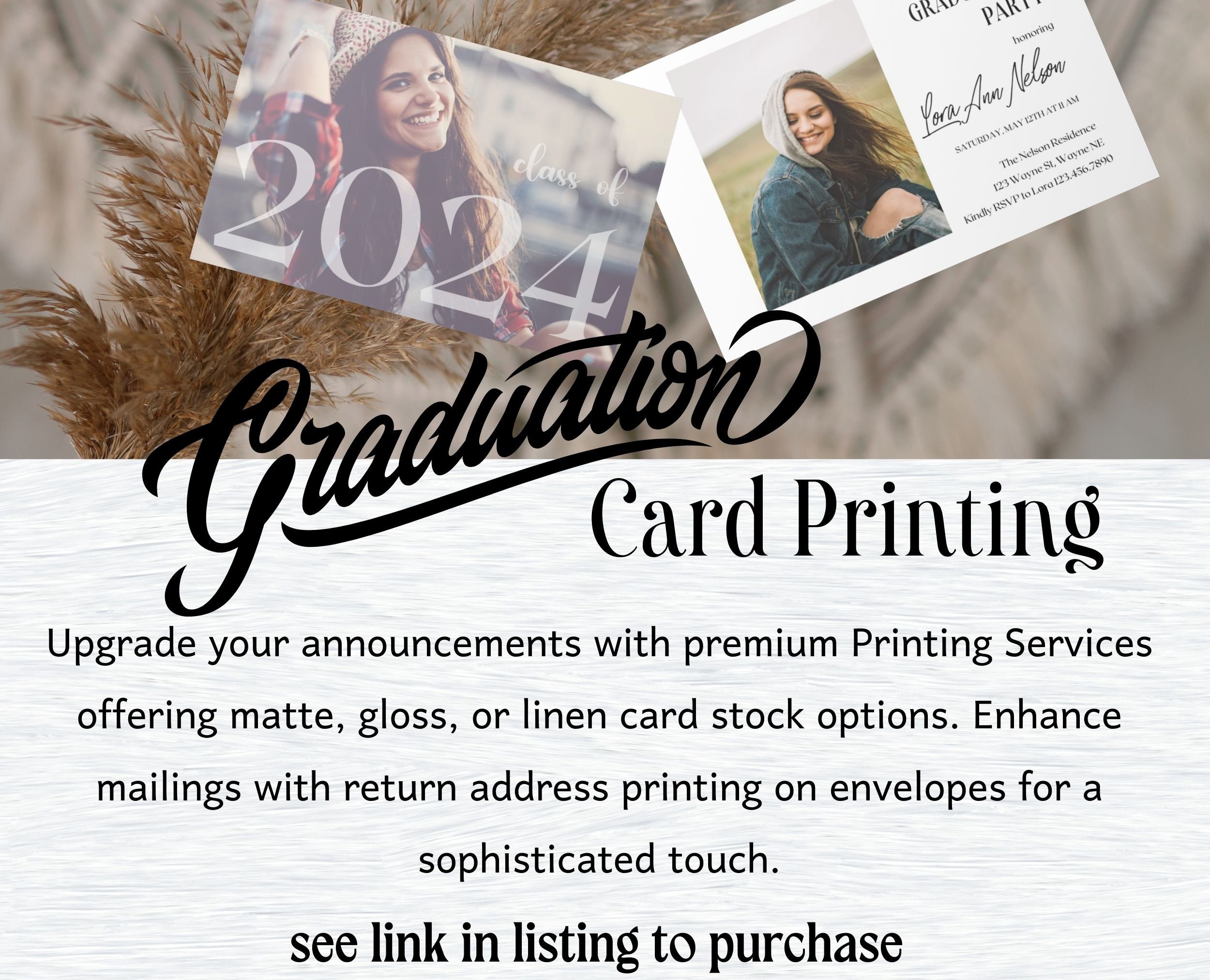 Masculine Guy Graduation Invitation 2024 Card, Modern Graduation ...