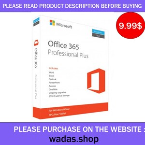 Microsoft Office 365 Professional Plus Digital Download for Windows and Mac - Etsy