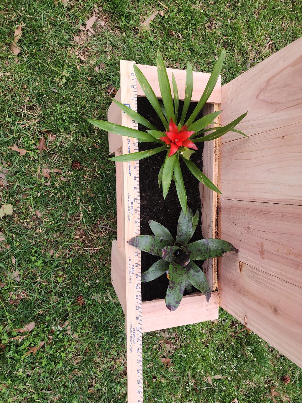 Charming Planter Box W/unique Fencing Design | Can Be Personalized ...