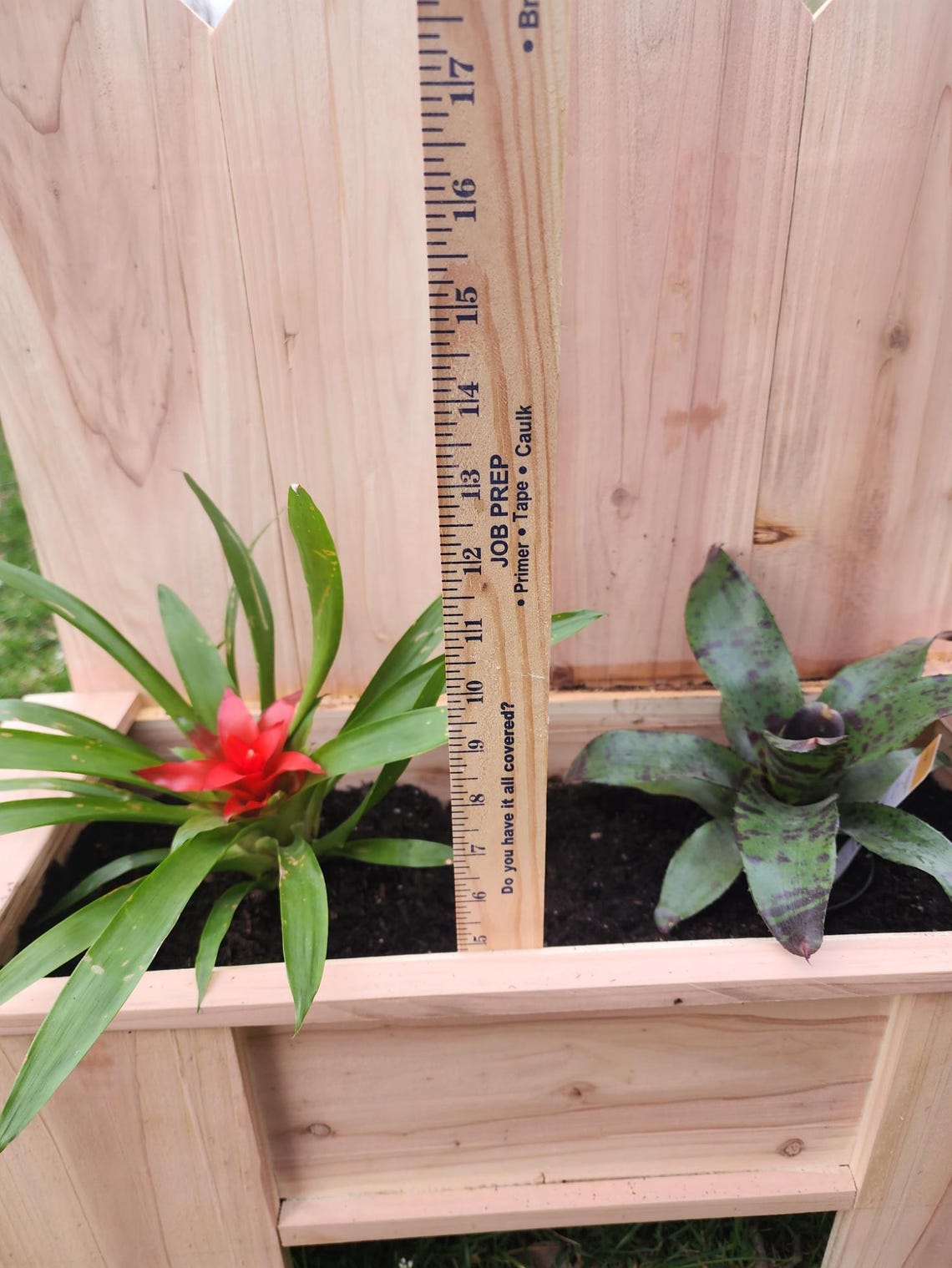 Charming Planter Box W/unique Fencing Design | Can Be Personalized ...