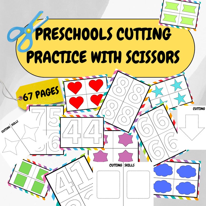 Cutting Activity Preschool Summer Worksheets Preschool Curriculum ...