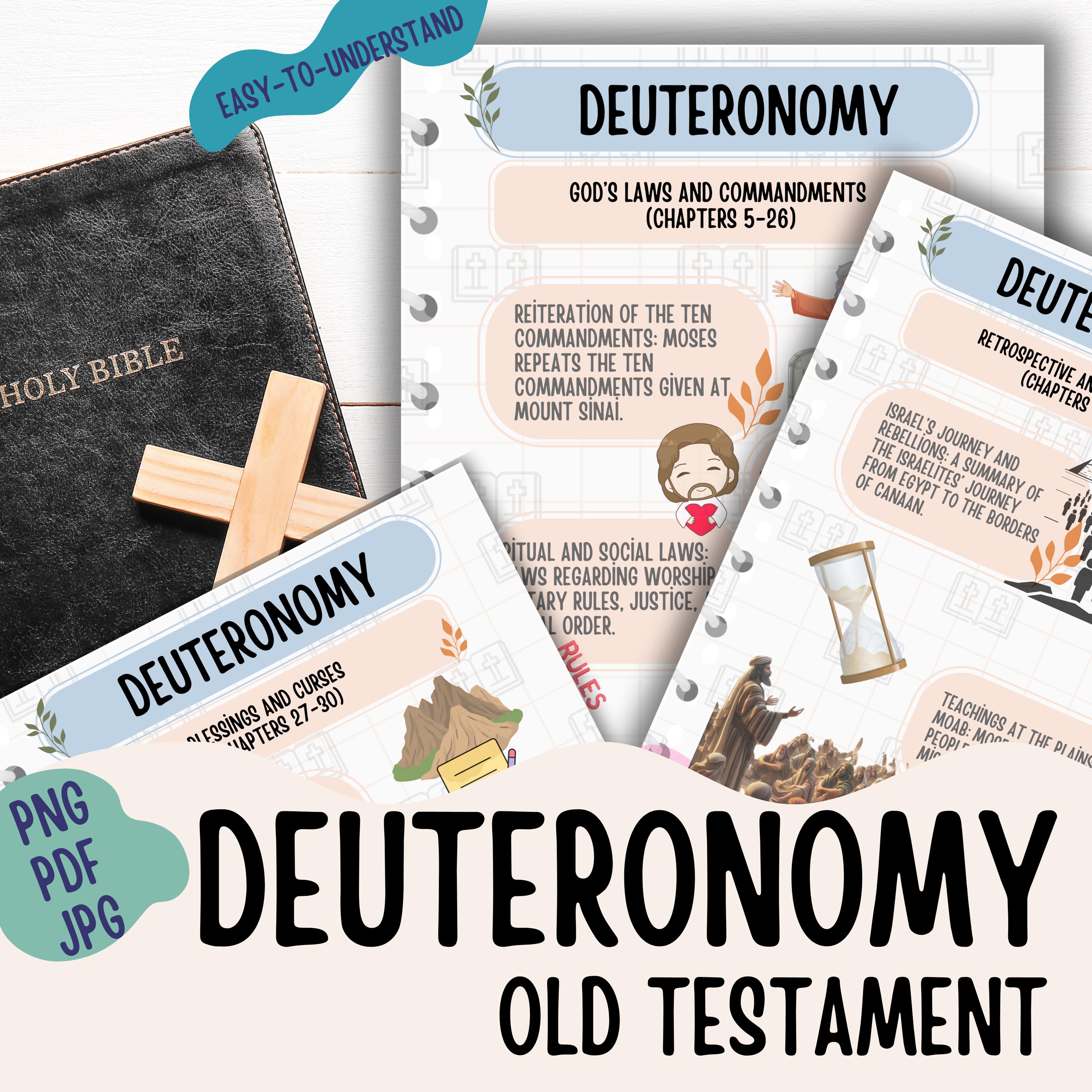 Deuteronomy Made Simple Printable - Old Testament Made Simple Bible ...