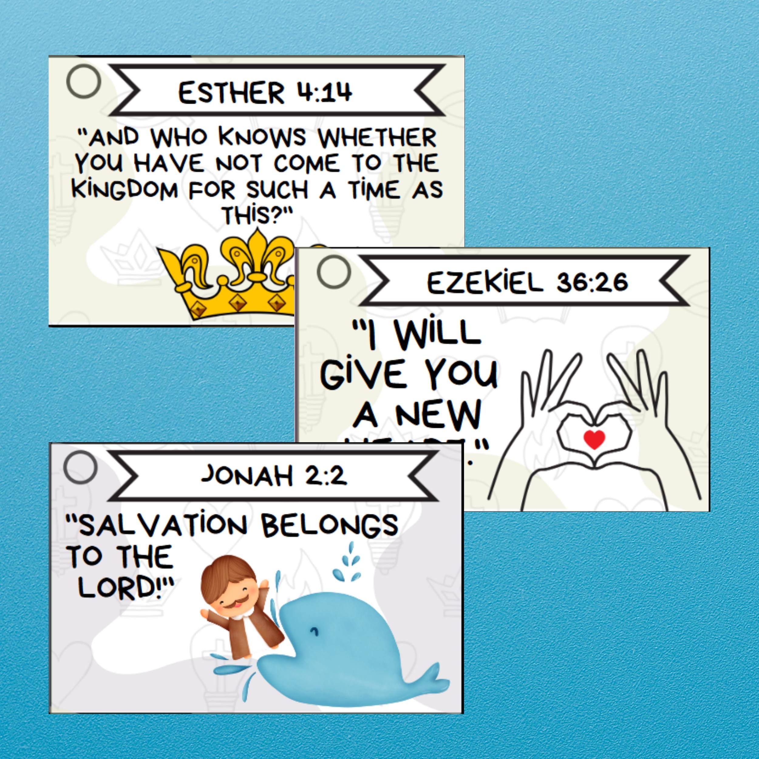 66 Books of Bible Verses Flashcard , Bible Flashcard , Scripture ...