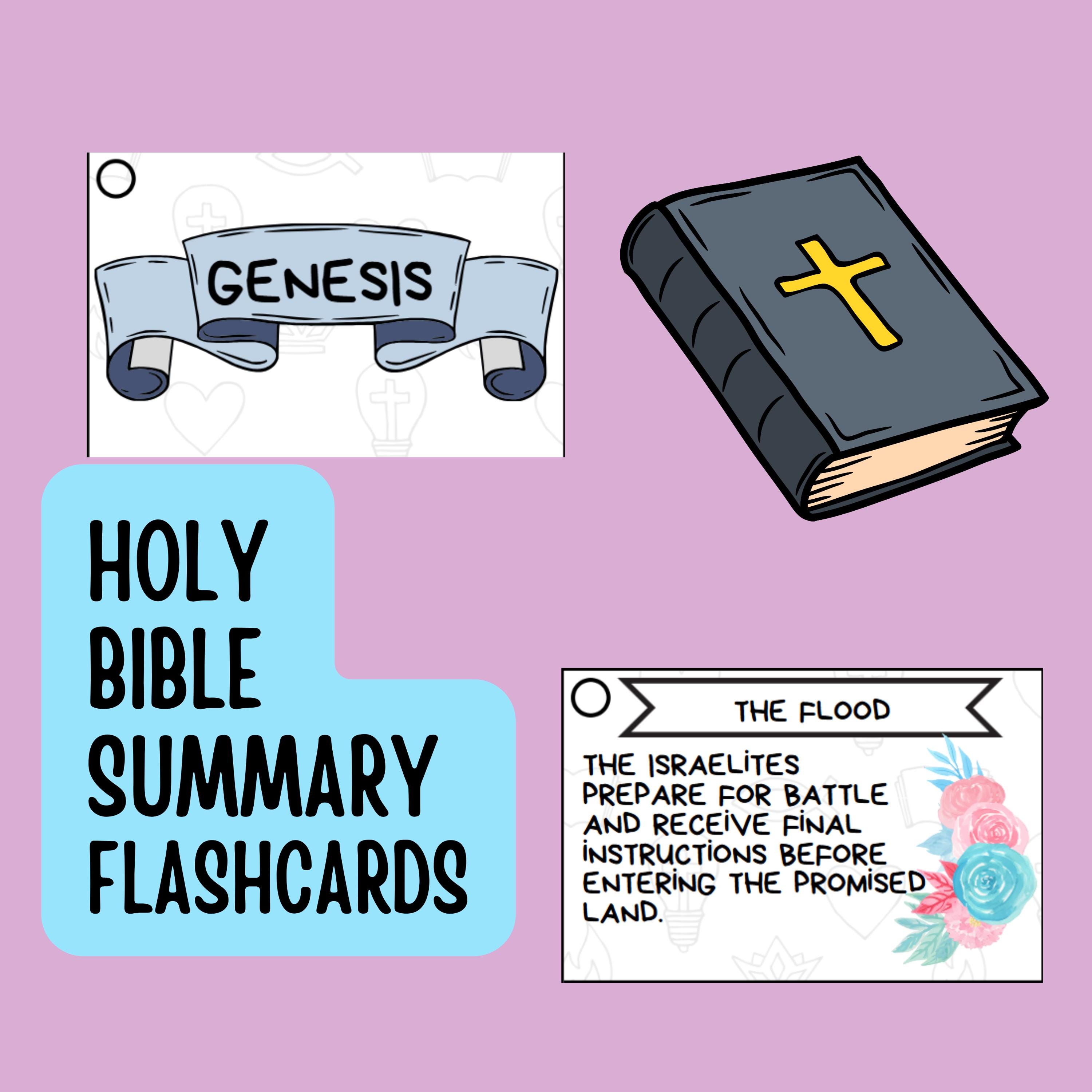 Entire Bible Made Simple Flashcard Bible Study Guide Flashcard Easy to ...