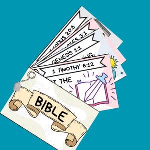 66 Books of Bible Verses Flashcard , Bible Flashcard , Scripture ...